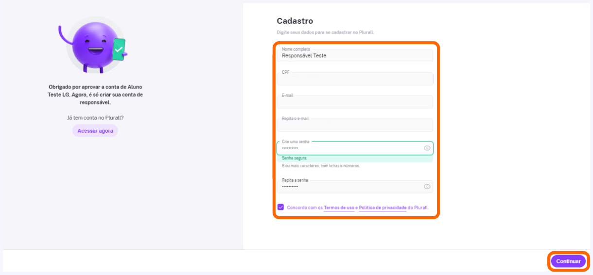 Como se cadastrar no aplicativo Plurall Família – Central de ajuda do ...