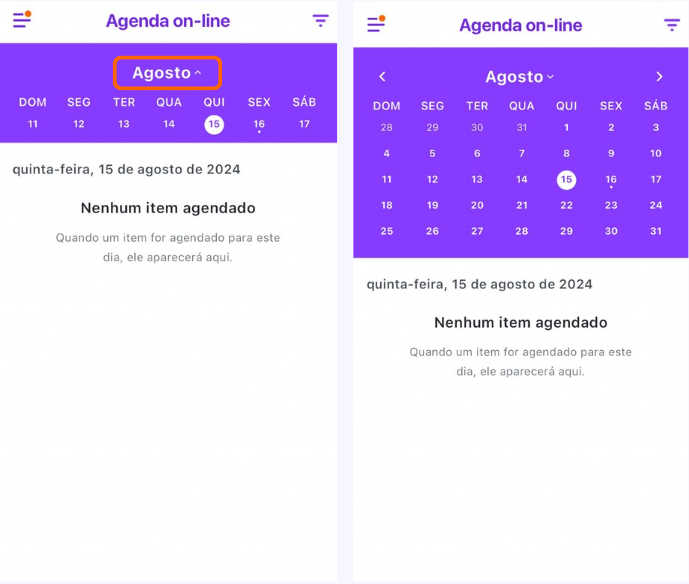 Como navegar na Agenda Online no aplicativo Plurall – Central de ajuda ...