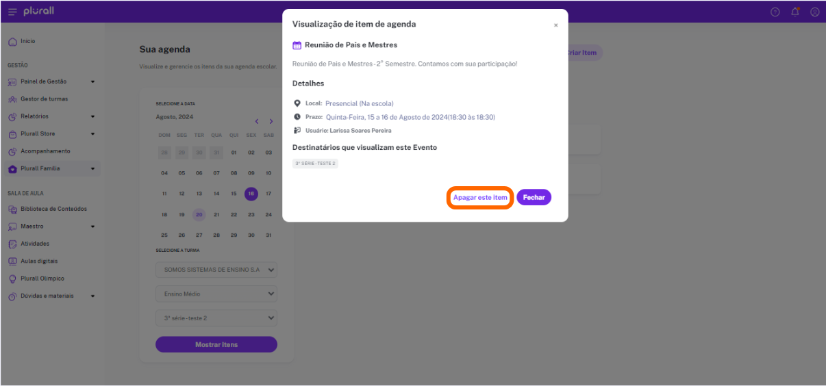 Como navegar na Agenda Online no Plurall Família – Central de ajuda do ...