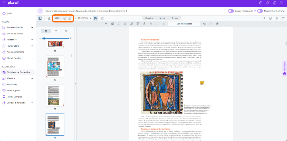 Como utilizar o leitor de PDF na Biblioteca de Conteúdos – Central de ajuda do Plurall